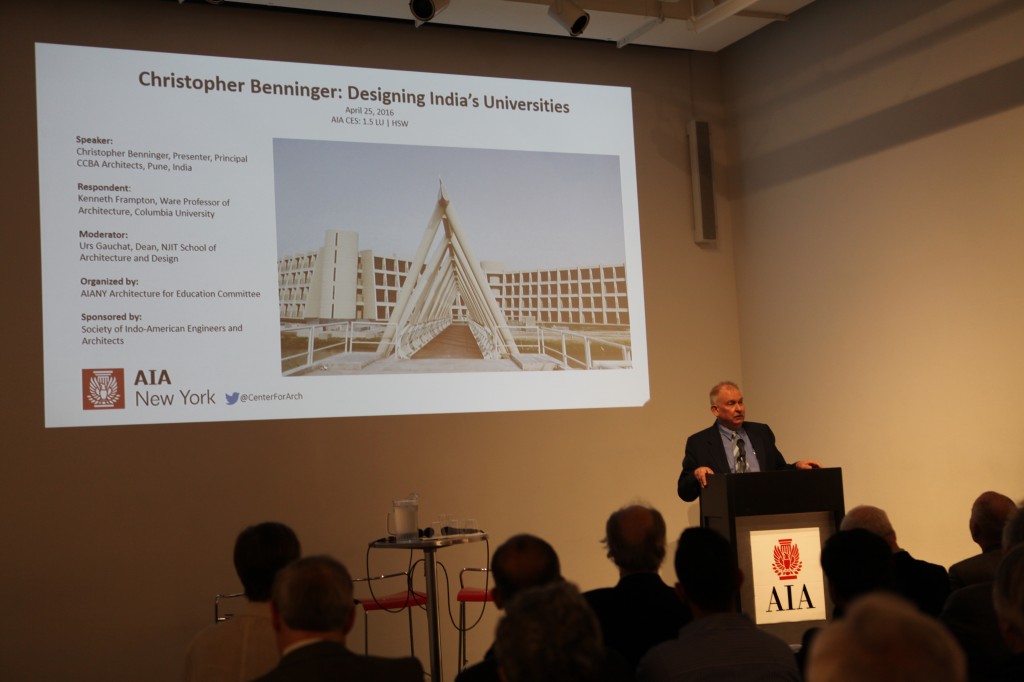 Christopher Benninger: Designing India’s Universities — AIA New York